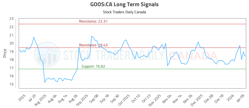 Long Term Trading Analysis for (GOOS)